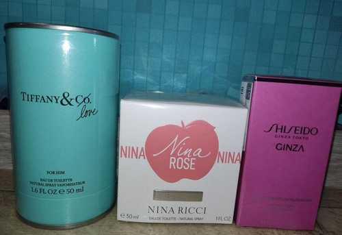 Новый парфюм Nina Ricci, Hugo, Shiseido, Tiffany