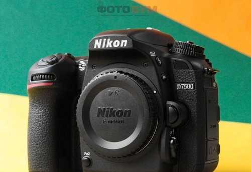 Фотоаппарат Nikon D7500 body (пробег 188 кадров)