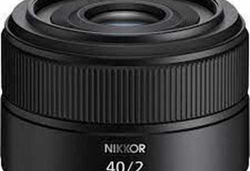 Объектив Nikon 40mm f/2 Nikkor Z Новый (гарантия)