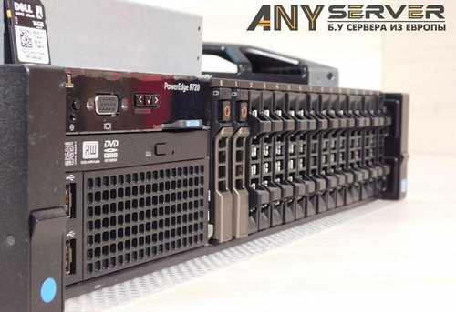 Сервер dell R720 2x E5-2670 64Gb H710 16SFF