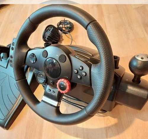 Игровой руль Logitech driving force gt