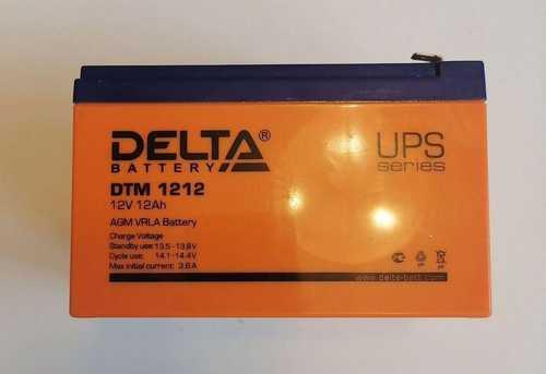 Аккумулятор Delta Dtm 1212 12v12ah UPS series