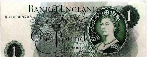 Англия (Великобритания) 1 фунт 1970 г G.Page