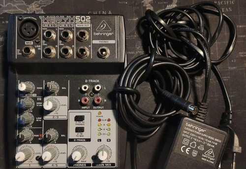 Микшер Behringer xenyx 502