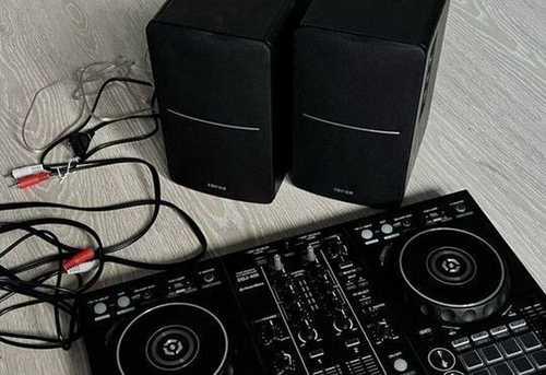 DJ пульт Pioneer DDJ-400 и колонки Edifier