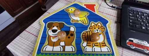 Пазл деревянный Melissa & Doug House pets