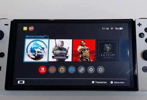 Nintendo switch oled прошитая 512 gb