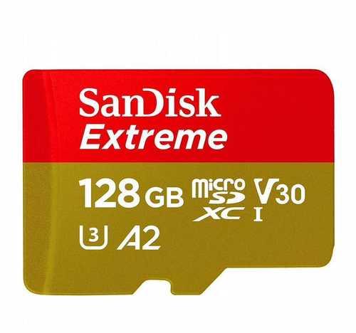 Скоростная карта памяти Sandisk Extreme 128 Gb нов