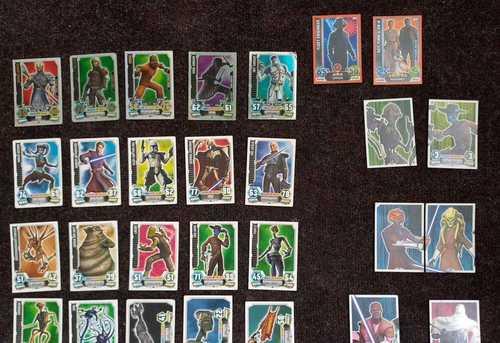 Карты Star Wars Force Attax topps