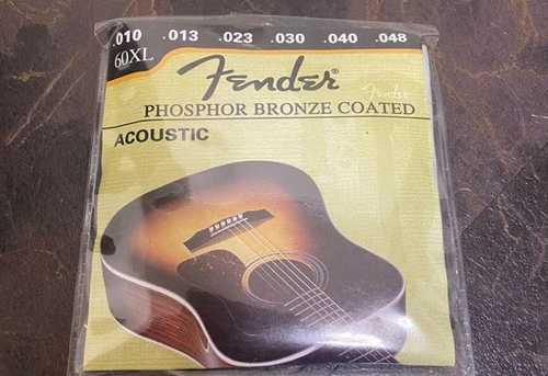 Новые Fender струны для акустической гитары