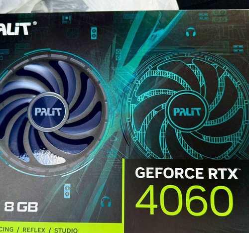 Видеокарта palit RTX 4060 dual 8gb новая