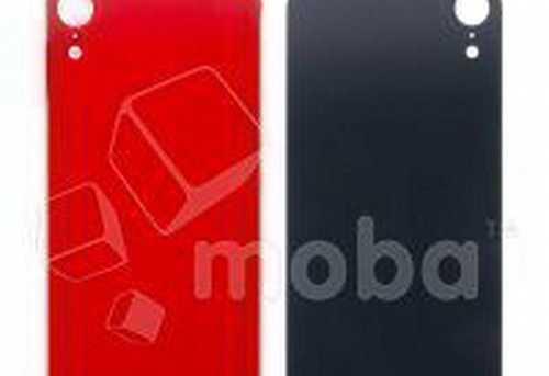 Задняя крышка iPhone Xr Красный (стекло, широкий в