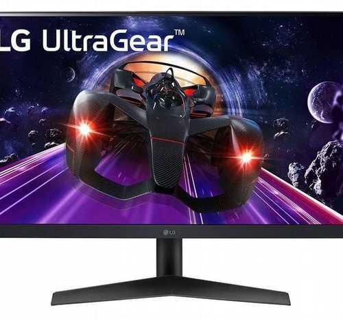 LCD LG 23.8" 24GN60R-B UltraGear черный IPS 1920x1080 144Hz 1ms 16:9 1000:1 300cd 178/178 hdmi Displ