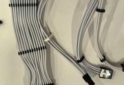 Комплект Моддинговых кабелей в оплетке 30см