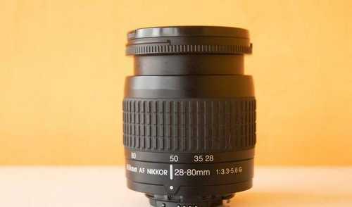Объектив Nikon AF 28-80 mm f/3.3 - 5.6 Black