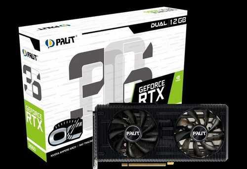 Видеокарта Palit GeForce RTX 3060 dual 12 Gb