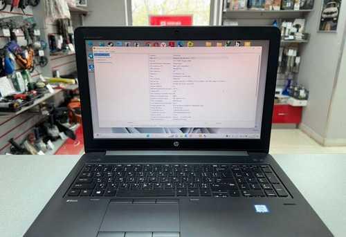 Игровой ноутбук 15.6" HP ZBook 15 G3, 256 ГБ, Core i7-6820HQ, RAM 16 ГБ, Quadro 2000M 4 ГБ
