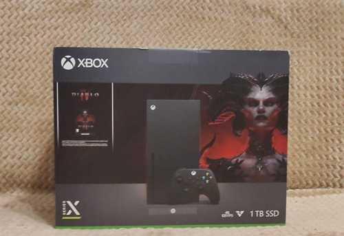 Xbox series x + diavlo 4 IV bundle новая
