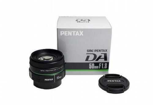 Ricoh SMC Pentax-DA 50mm f/1.8+Крышки+Коробка+