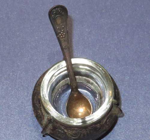 Мельхиоровая солонка, СССР