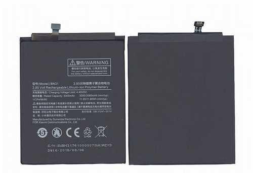 Аккумуляторная батарея BN31 для Xiaomi Mi5X, Mi A1