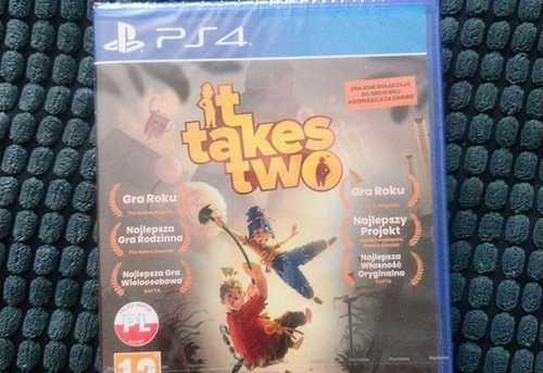 IT Takes Two ps4 новый диск