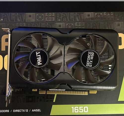 Видеокарта Palit GeForce GTX 1650 OC 4GB