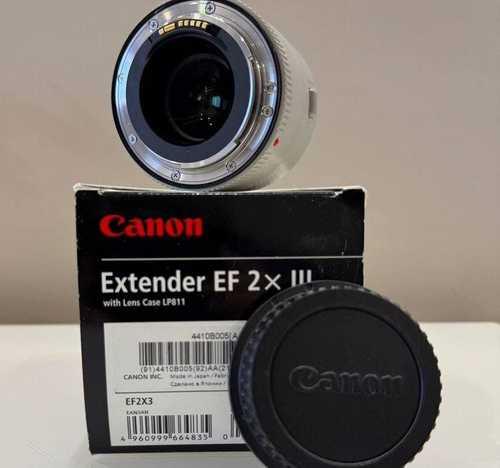 Телеконвертер Canon EF 2.0X III extender