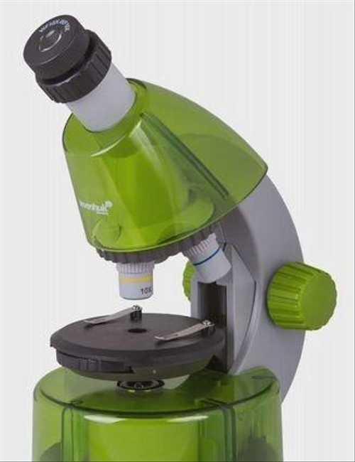 Микроскоп levenhuk labzz M101 lime\лайм