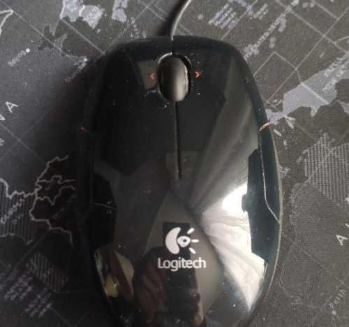 Проводная мышка logitech