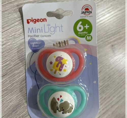 Пустышки 2 шт. Pigeon Mini Light 6 