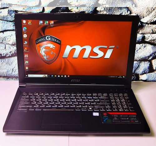 Игровой MSI/Core-i7/16GB/GTX1050/SSD/FullHD