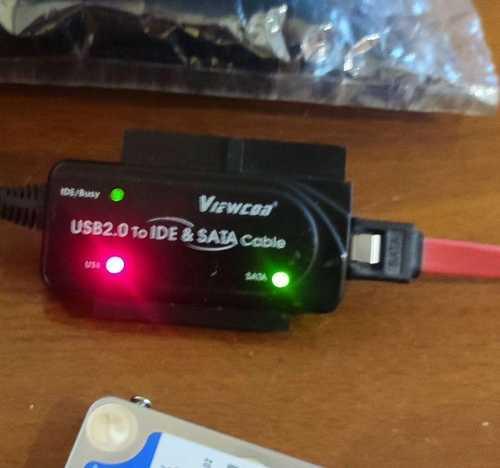 Картридер чтения Ж.Д.;SSD; sata,ADE USB -2.0