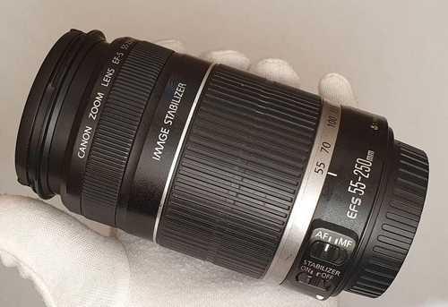 Canon EF-S 55-250mm Кенон 55-250мм телевик со стаб