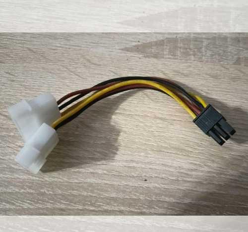 Переходник 2 Molex на Pci-e 6