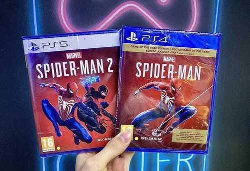 Диск ps4 ps5 Spider man 2