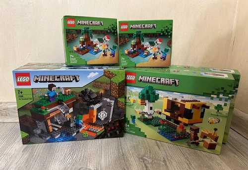 Lego Minecraft Пчелиный коттедж 21241 оригинал