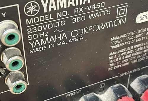 Ресивер Yamaha rx-v 450