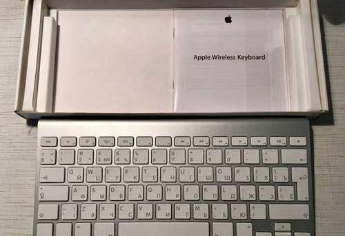 Клавиатура Apple Wireless Keyboard полный комплект