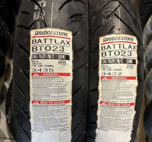 Bridgestone BT023 120/70ZR17 + 150/70ZR17