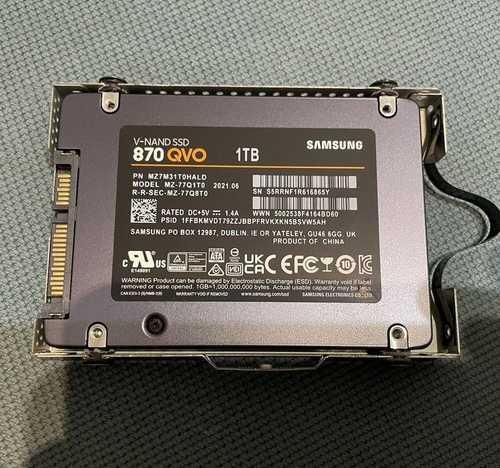 Жесткий диск ssd 1tb samsung 870 QVO