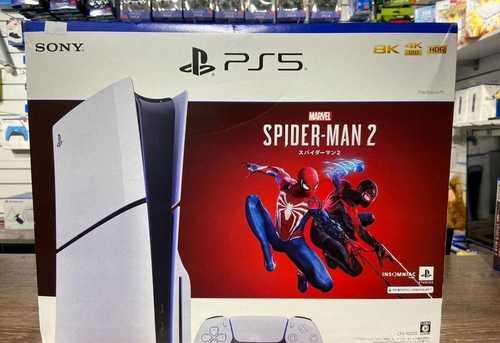 Sony Playstation 5 Slim + игра Spider-man 2
