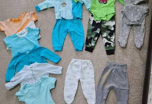 Пакет вещей для мальчика новорожденного одежда