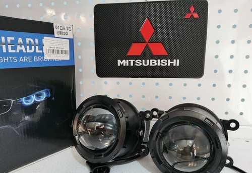 Противотуманки Bi Led линзы Mitsubishi 3 дюйма