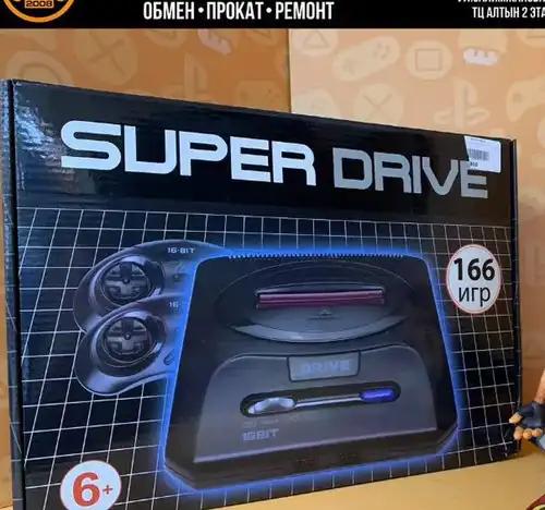 Игровая приставка 16bit Super Drive Classic (166 в