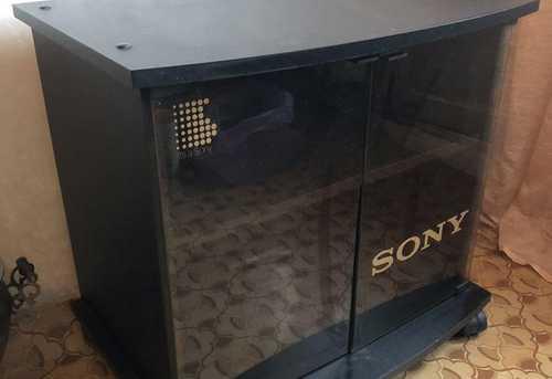 Тумба черная под TV, Sony