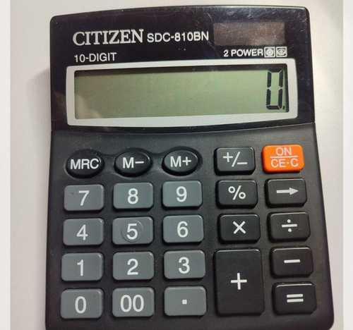 Калькулятор citizen sdc-810 BN 10-digit