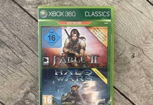 Fable II Halo Wars Xbox 360 игры лицензия диск