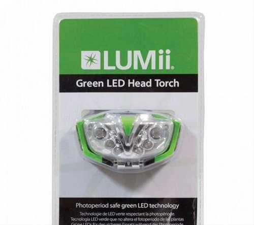 Фонарик налобный Lumii green LED