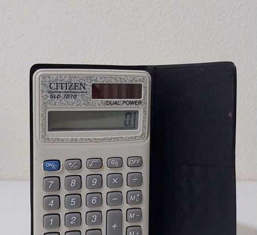 Калькулятор citizen SLD-7070